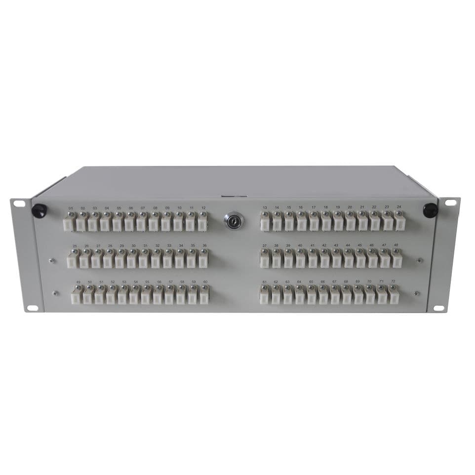 Rack de distribución - ODF-19-3U-T* series - DLL Partners - 19"