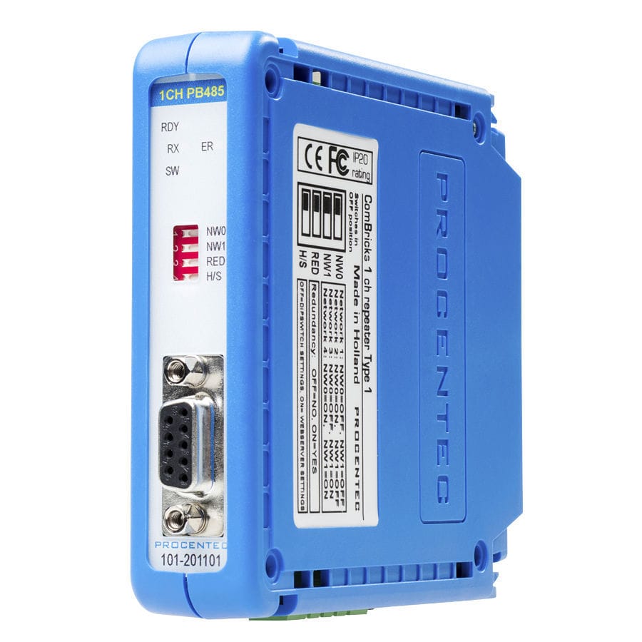 Repetidor RS-485 - 101-201101 - PROCENTEC - PROFIBUS
