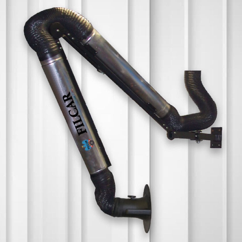 Brazo de extracción fijo - TECHNO - FILCAR - de pared / articulado