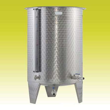 Cuba para vino - Voran - de acero inoxidable / abierta / vertical