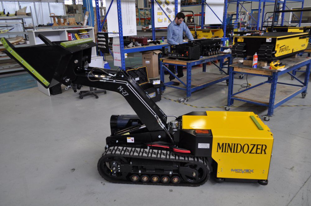 Bulldozer de orugas - Track-O MINIDOZER M-27 - Movex Innovation ...