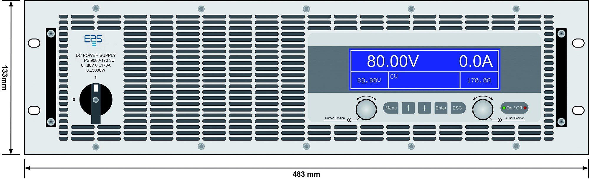 Alimentación eléctrica AC/DC - E/PS 9000-3U series - EPS Stromversorgung GmbH - en bastidor / 3U ...