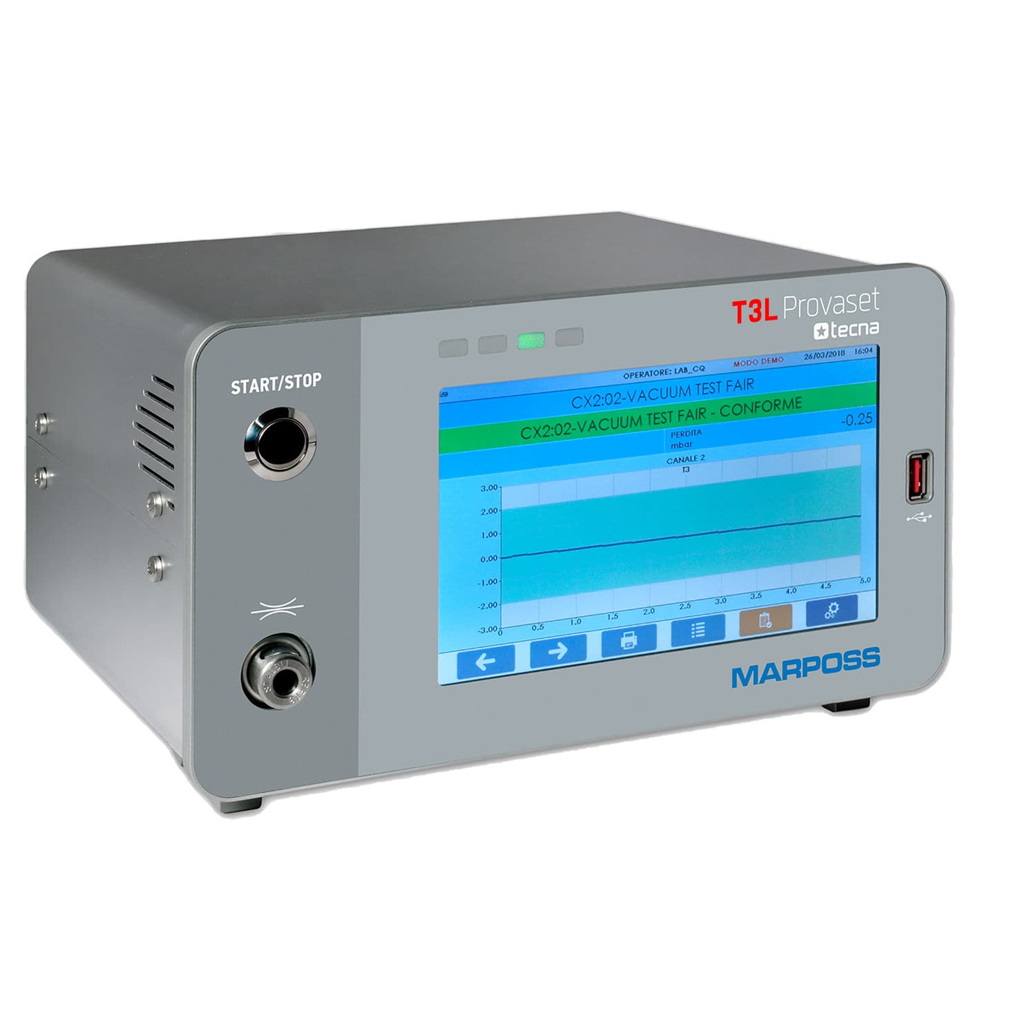 Probador de estanqueidad electroneumático - T3LPQ - TECNA SRL - de ...