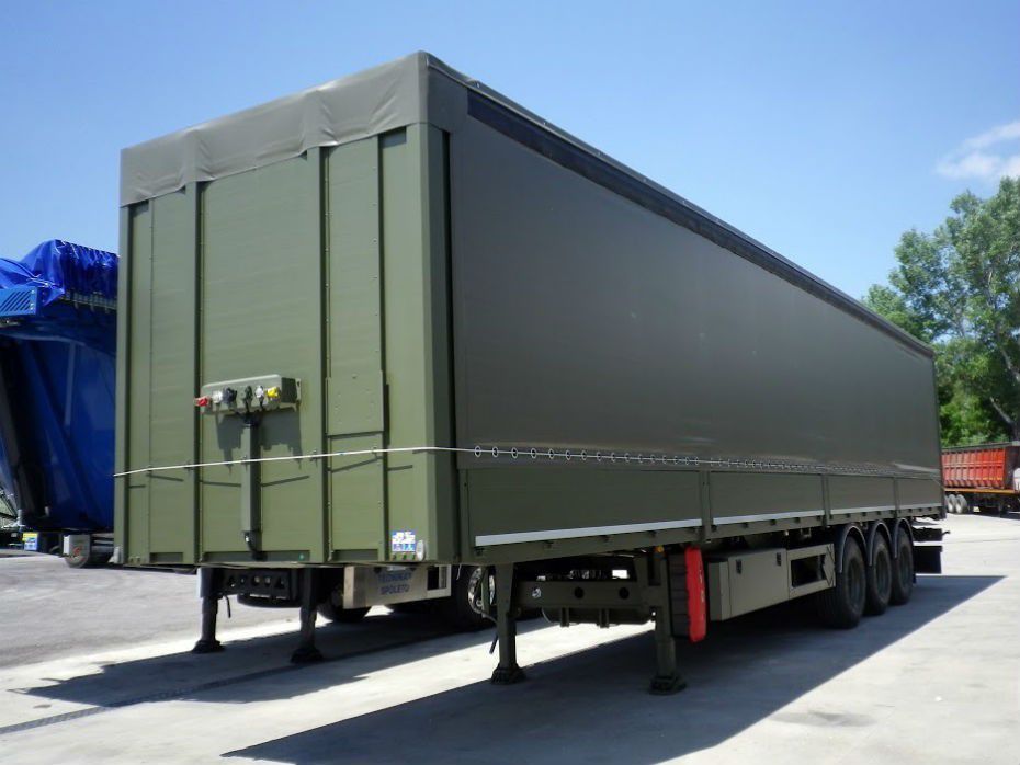 Semiremolque plataforma - Asso - TECNOKAR TRAILERS SRL - para contenedores / volquete / de 3 ejes