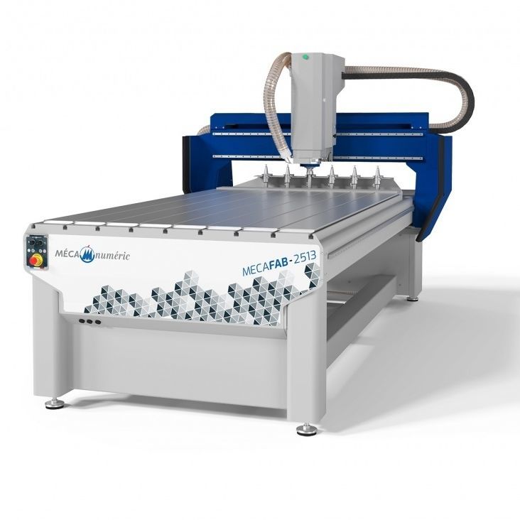 Fresadora CNC 3 ejes - MECAFAB series - MECANUMERIC - vertical / para cobre / de metales no ferrosos
