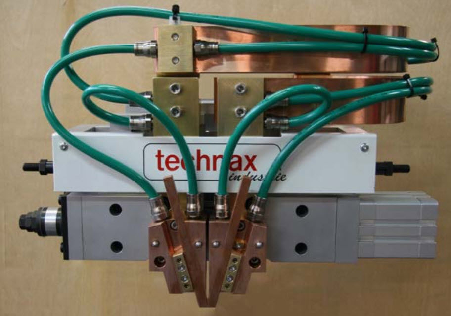 Cabezal de soldadura por resistencia - R Series - TECHNAX - por puntos / neumático