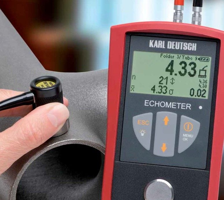 Medidor de espesores de la pared - ECHOMETER 1076 DATA - KARL DEUTSCH ...