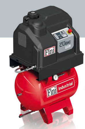 Compresor de tornillo - MiniCube - FINI - de aire / estacionario ...