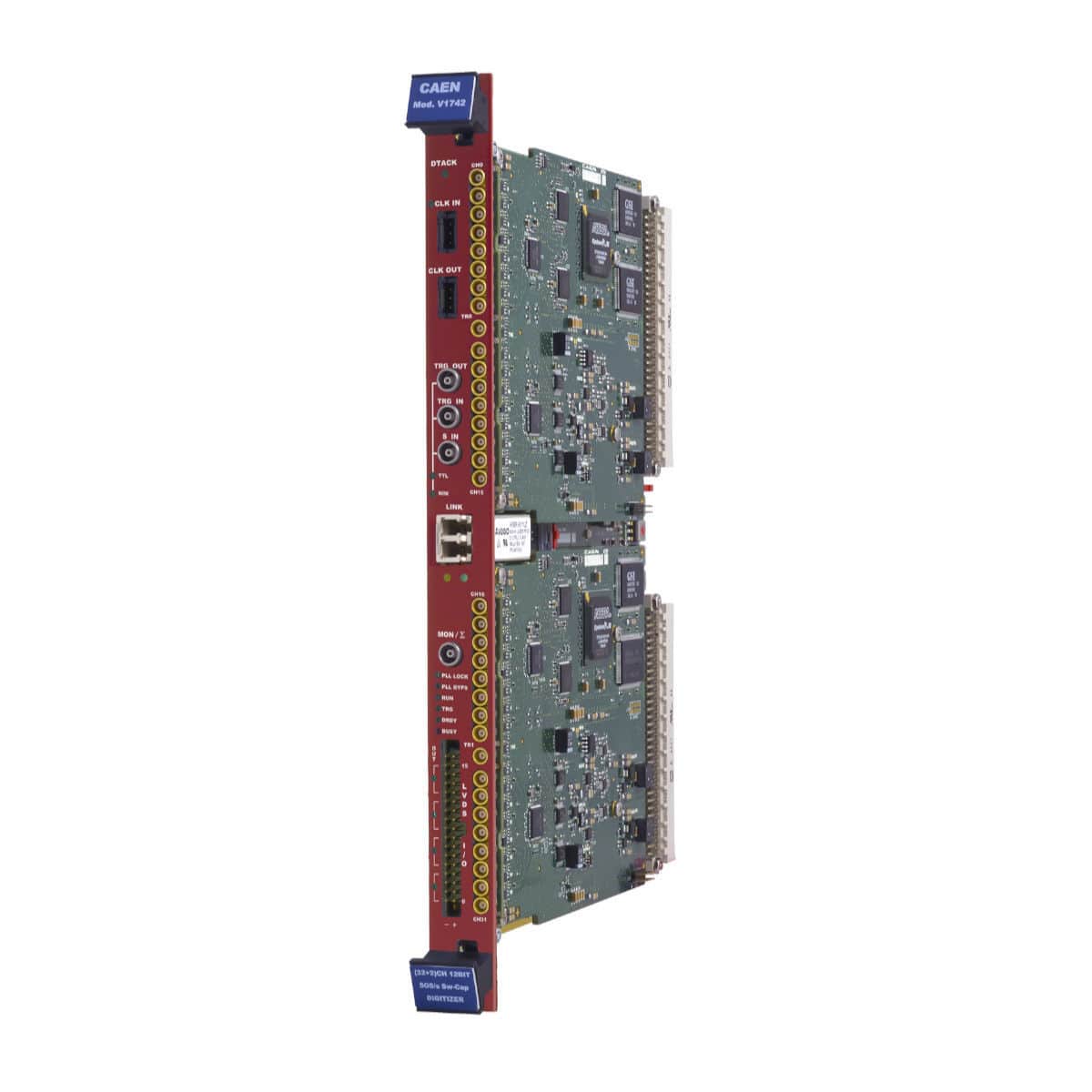 Digitalizador hasta 5 GS/s - V1742 - CAEN Spa - 32 canales / 12 bits / PCIe
