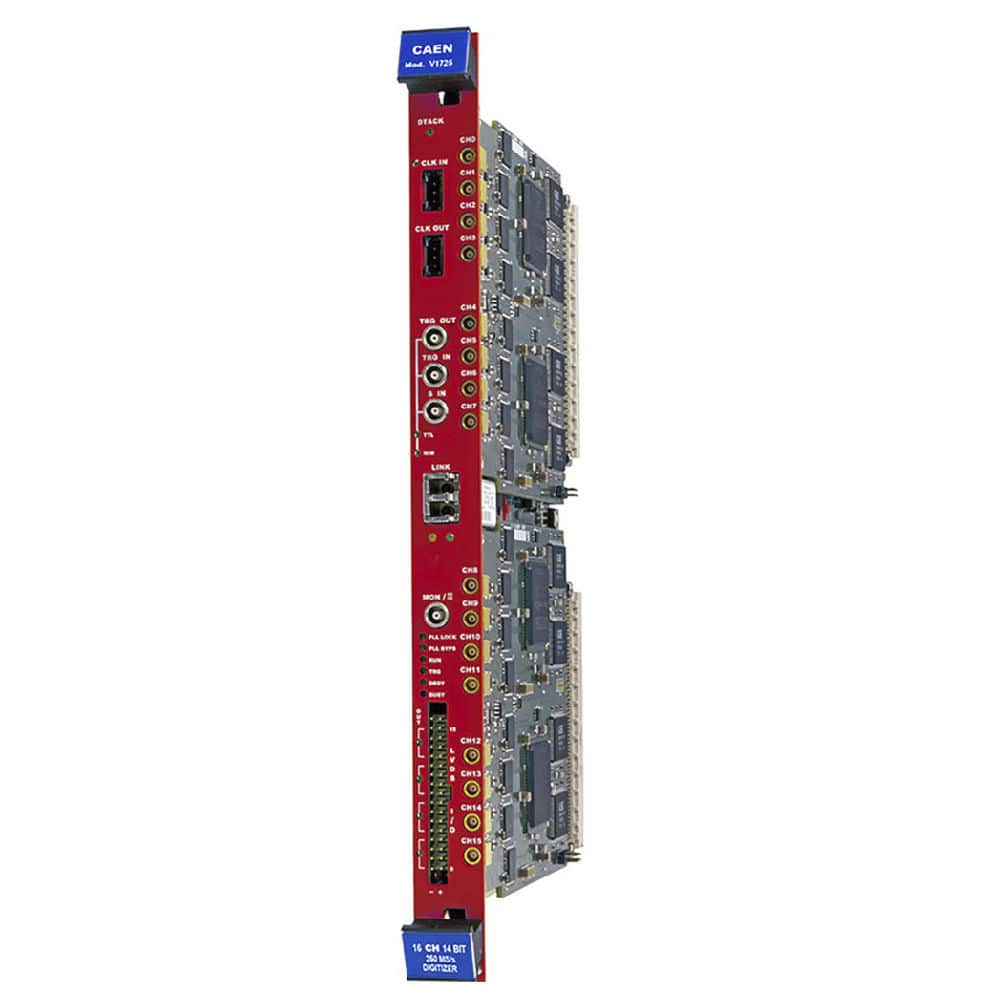 Digitalizador hasta 250 MS/s - V1725S - CAEN Spa - 16 canales / 14 bits / PCIe