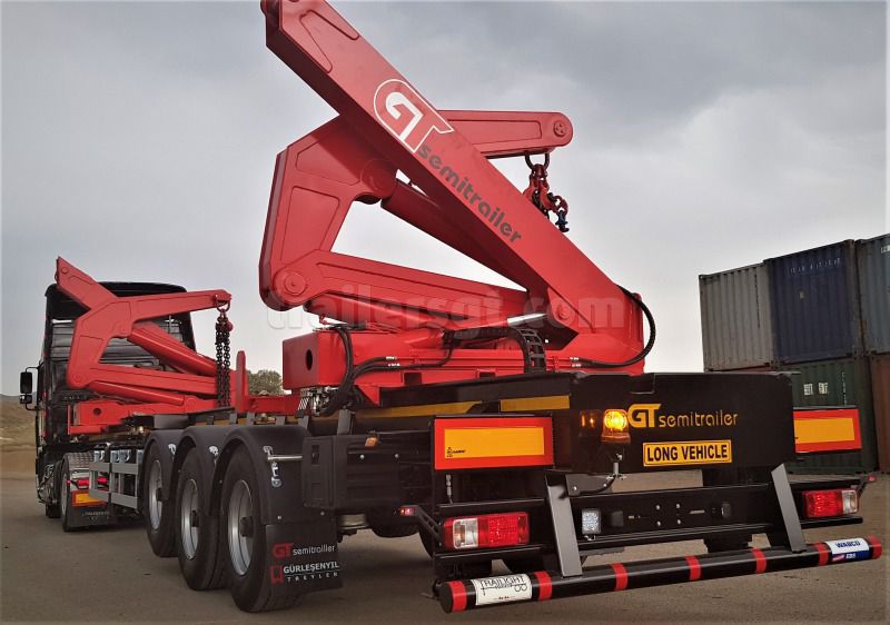 Semiremolque de 3 ejes - Gt Semi Trailers - para contenedores / de carga transversal / de autocarga