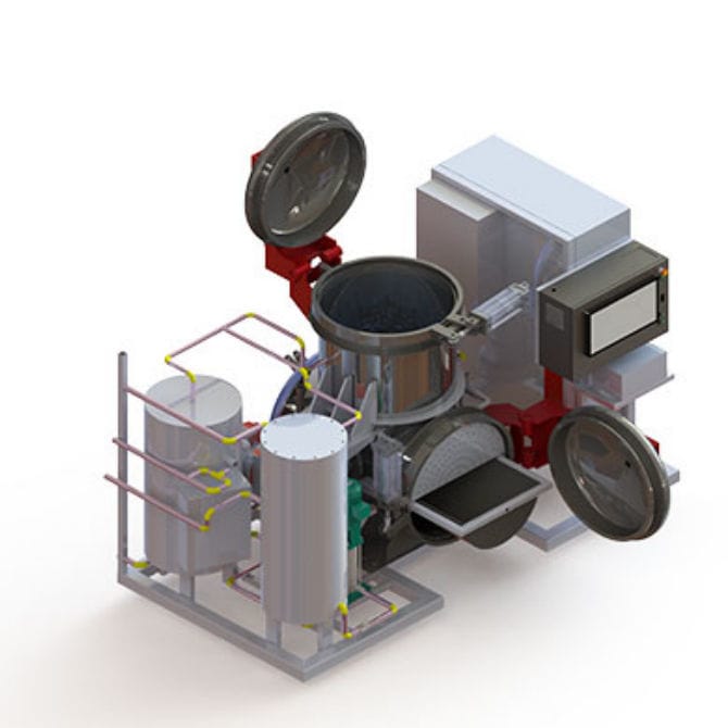 Destrozador de 2 ejes - PROMED P150 - vertisa - para residuos médicos