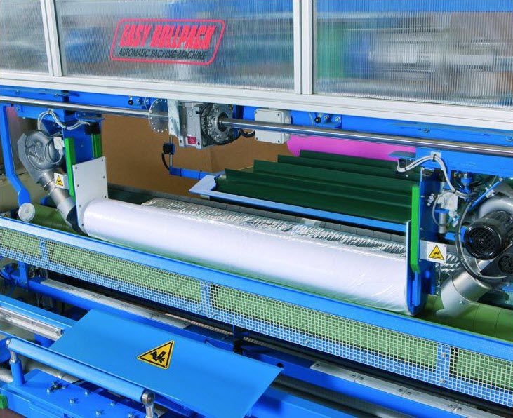 Envolvedora horizontal - EASYROLLPACK - LA MECCANICA - automática / para rollos de tela / con ...