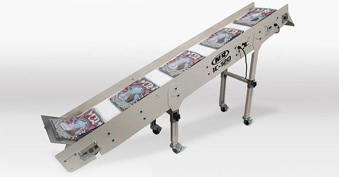 Transportador de banda - IC-120™ - M&R - inclinado / de transporte / de ...
