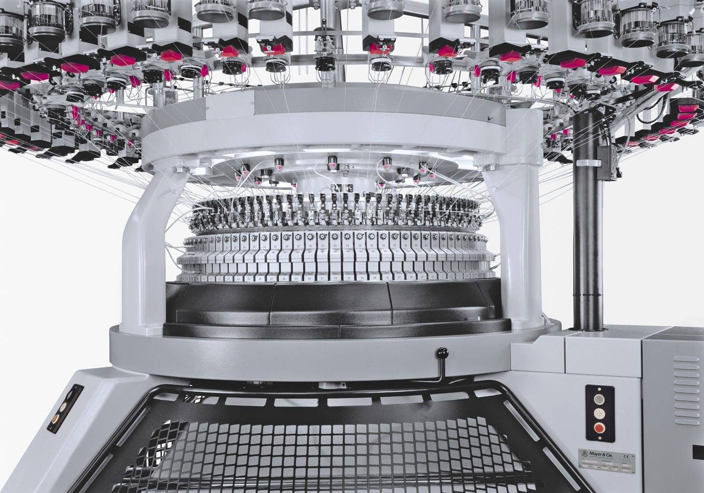 Máquina de tricotado circular - OVJA 2.4 E - MAYER & CIE - jersey doble ...