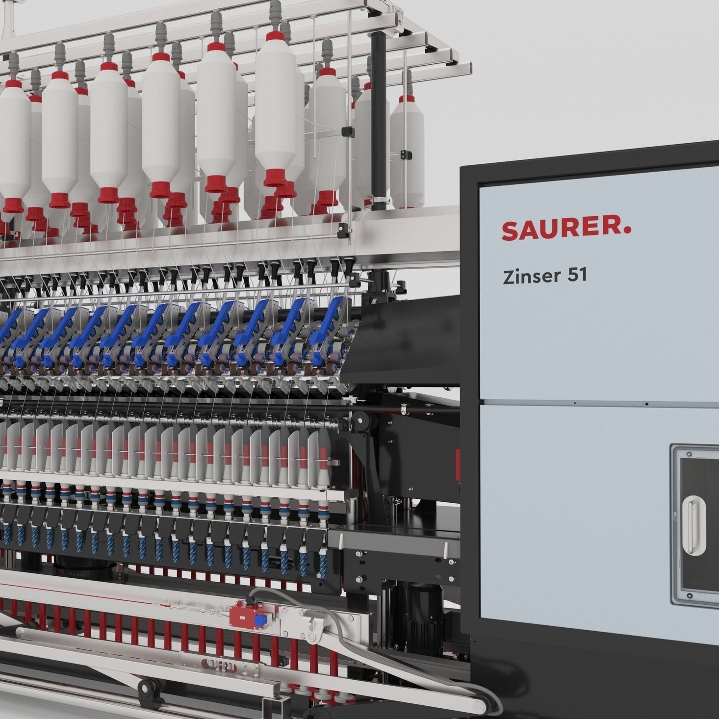 Hiladora de anillo - Zinser 51 - SAURER SCHLAFHORST - compacta