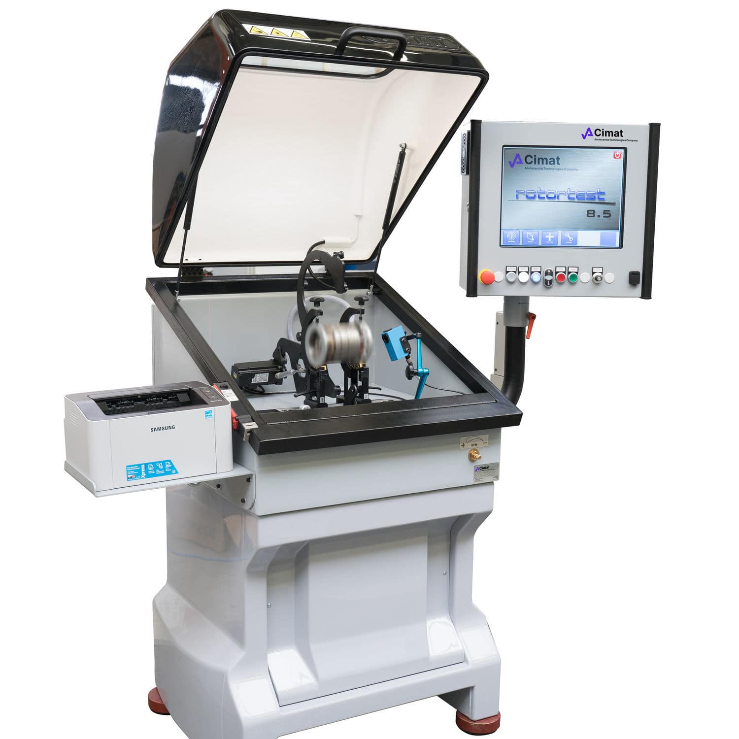 Máquina equilibradora horizontal - CMT-TR Polimer - Ascential ...