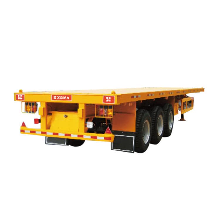 Semiremolque para contenedores - SGJ9381TJZP - Xiamen XGMA Machinery Co., Ltd - plataforma / de ...