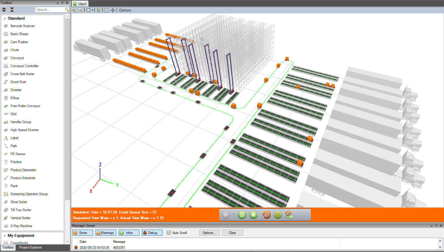Software de simulación - Sym3 - DAIFUKU - para prueba / de mando / de SCADA