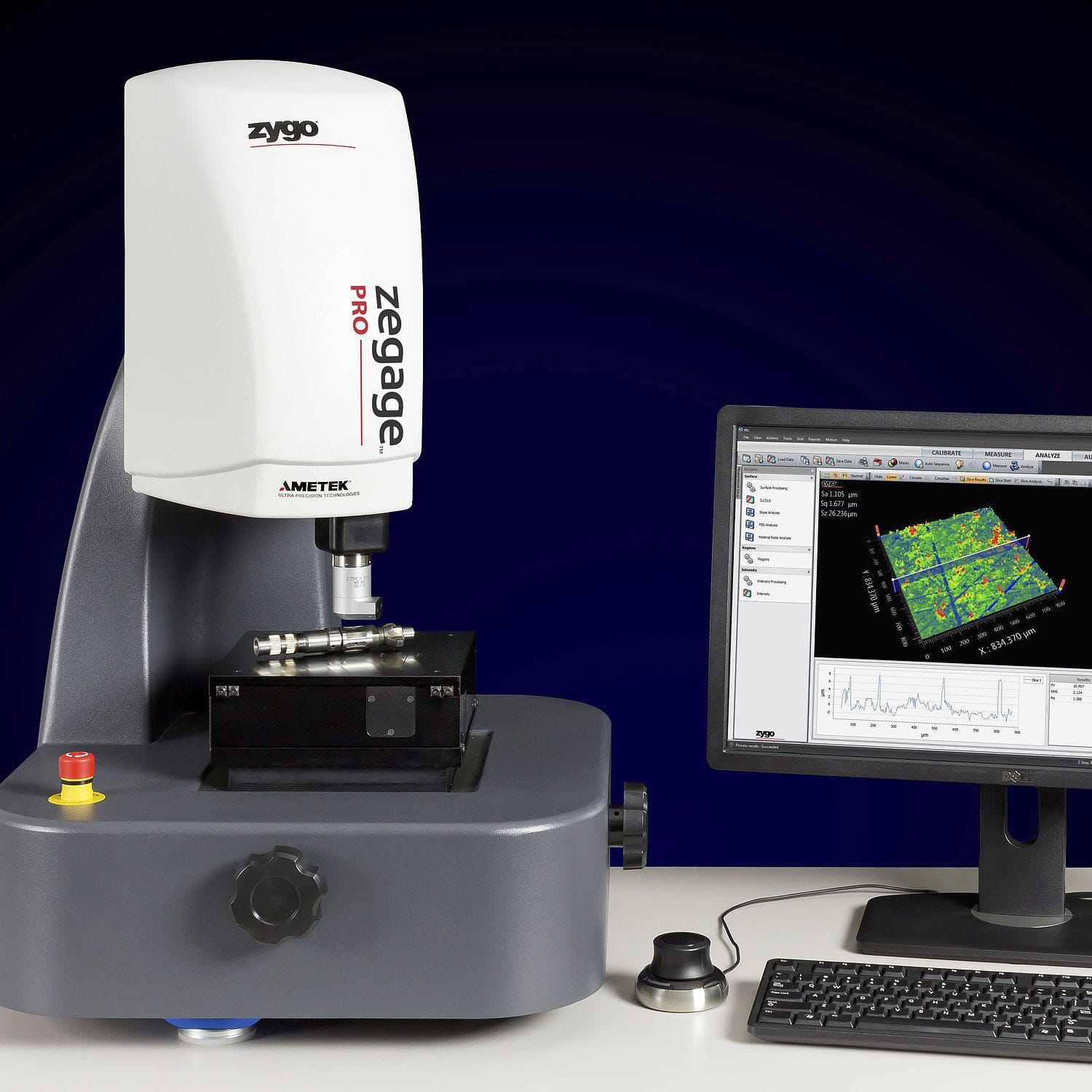 Perfilómetro óptico / 3D / con interferometría de luz blanca ...