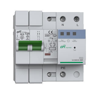 Protector de sobretensión de tipo 2 - V-CHECK 2MR-25 - Cirprotec - clase II / 2 polos / combinado