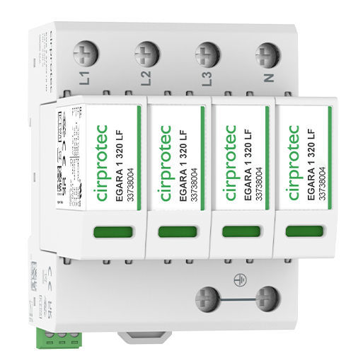 Protector de sobretensión de tipo 1 - EGA 1 320/4+0 LF - Cirprotec - de ...
