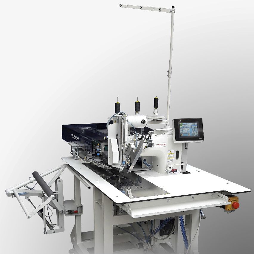 Máquina para bolsillos ribeteados punto anudado - LW 7001 series - AMF ...