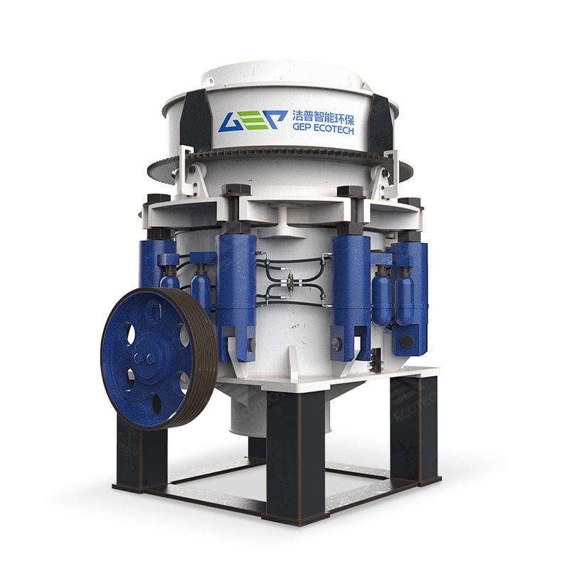 Machacadora de cono - GEY series - GEP ECOTECH CO., LTD. - estacionaria / para la producción de ...