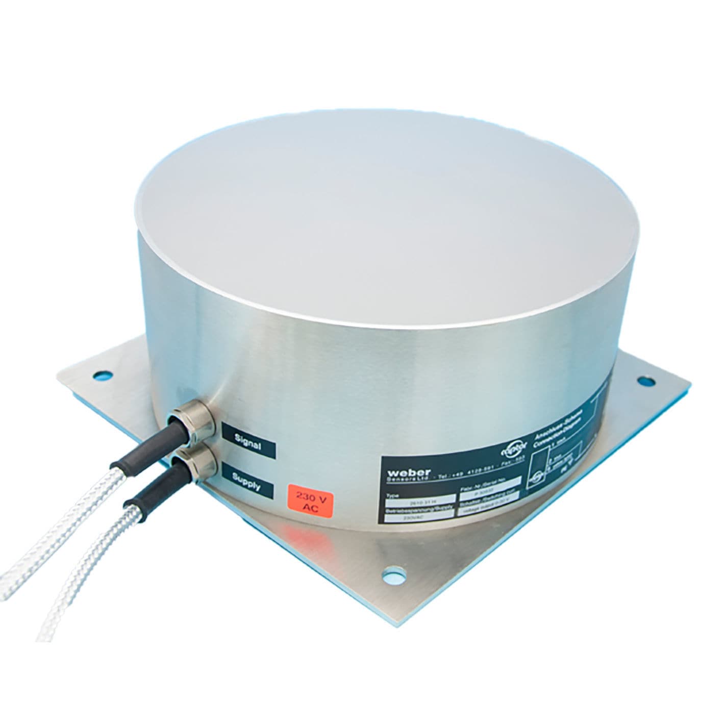 Sensor de distancia cilíndrico - proxi-captor 2610.3x - weber Sensors ...