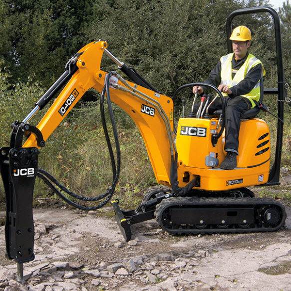 Excavadora hidráulica micro - 8010 CTS - JCB - con orugas / Tier 4 final / para obra de construcción