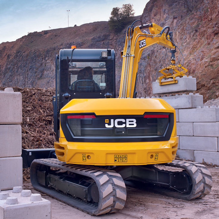 Excavadora hidráulica mediana - 100C-2 - JCB - con orugas / Tier 4 final / para obra de construcción