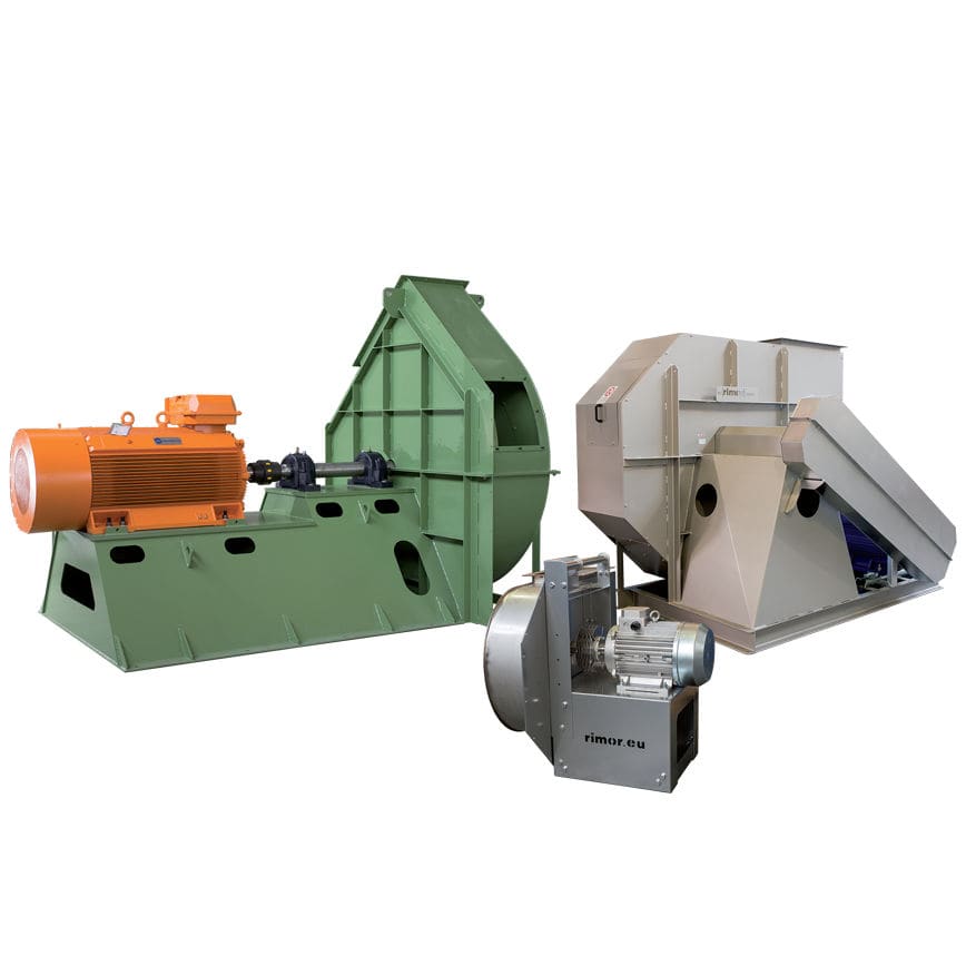 Ventilador centrífugo - Rimor - con pala derecha inclinada hacia ...