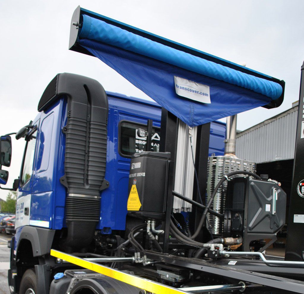 Sistema de enlonado neumático - HYCOVER - Transcover - de aluminio