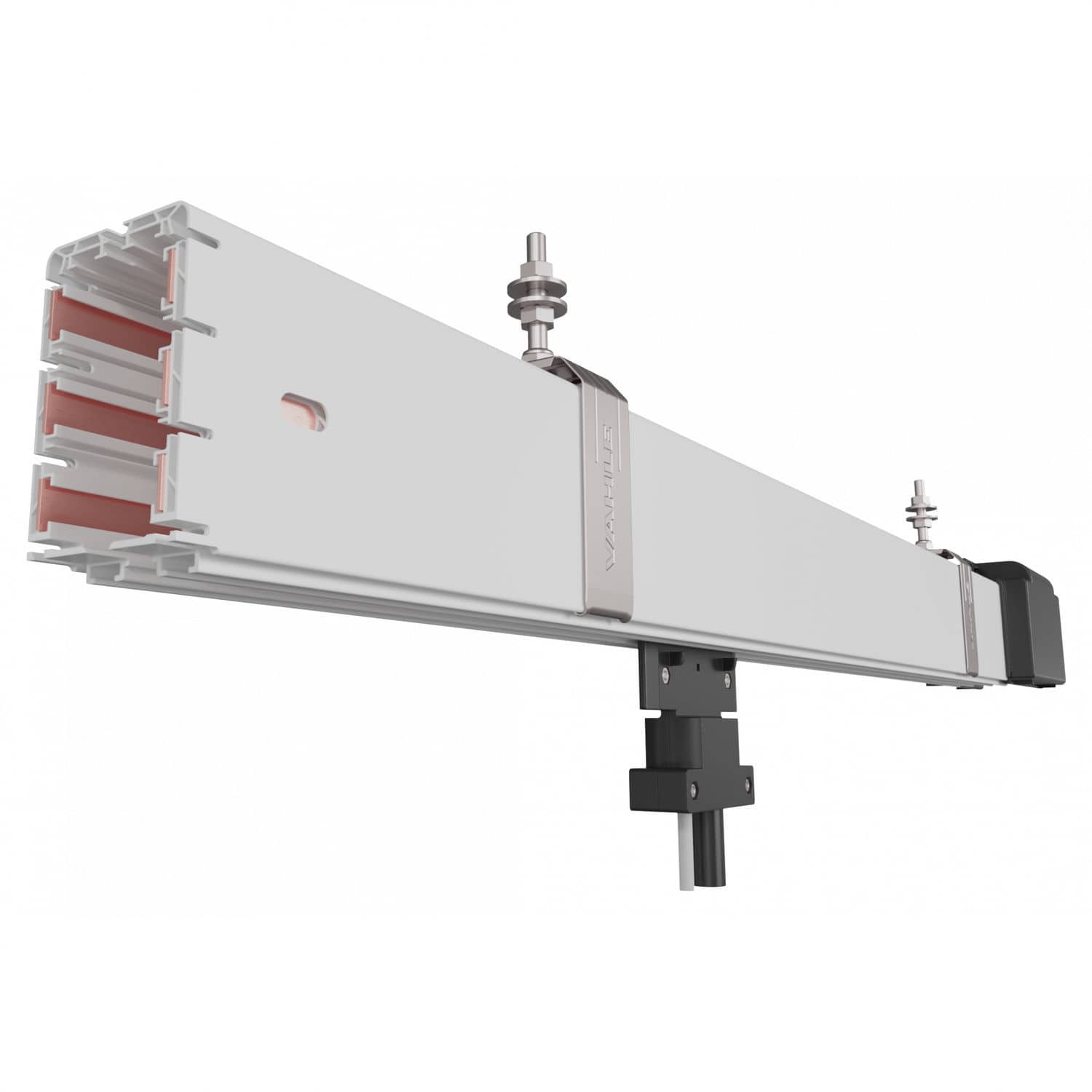 Riel conductor de seguridad - MKH - VAHLE - de PVC / de cobre / aislado