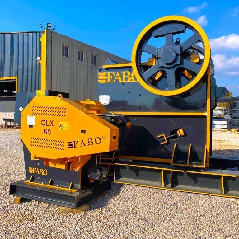 Machacadora de mandíbula - CLK-60 - Fabo Crushing Screening & Concrete Plants - estacionaria ...