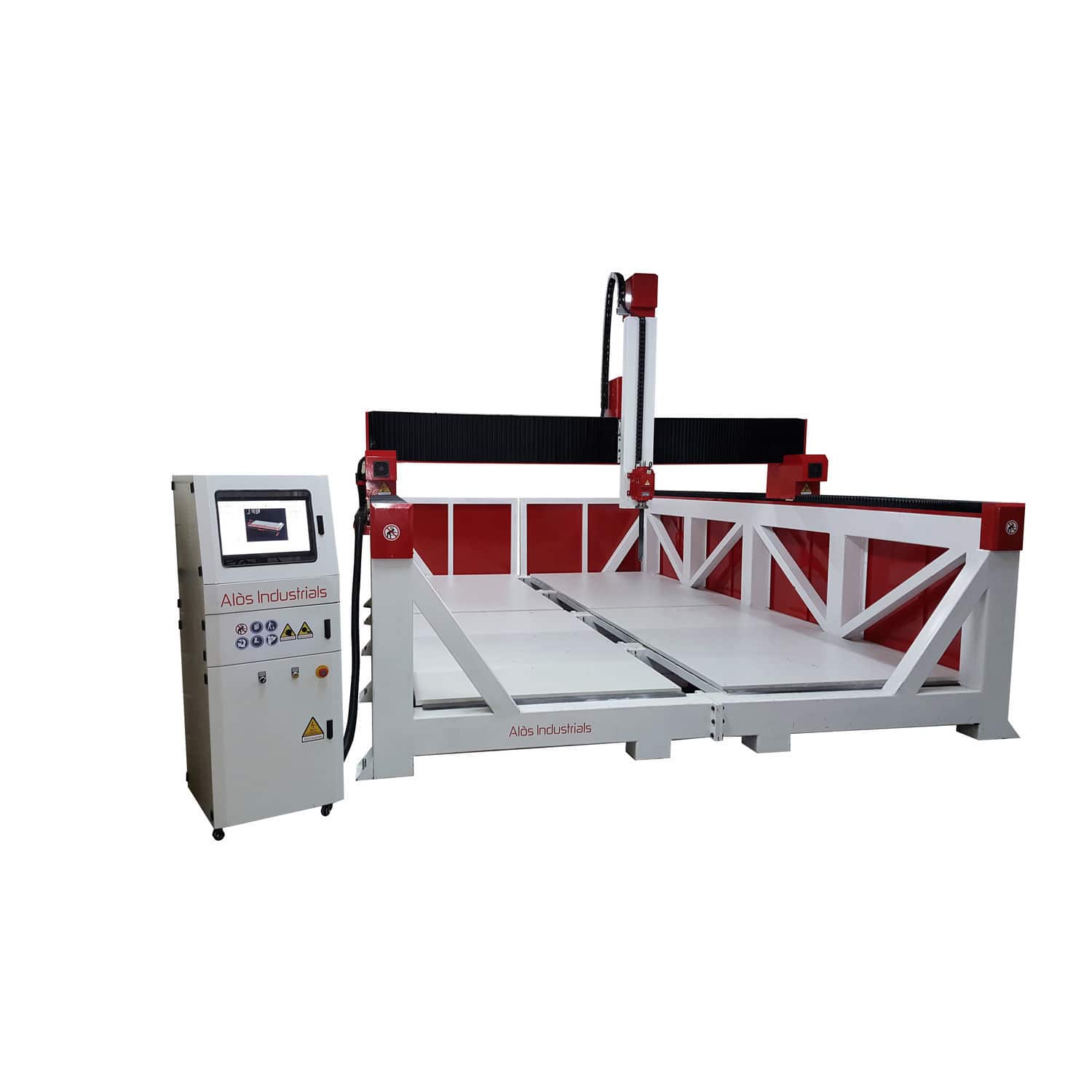 Fresadora CNC 3 ejes - B130F - Alòs Industrials - vertical / para poliestireno expandido / con ...