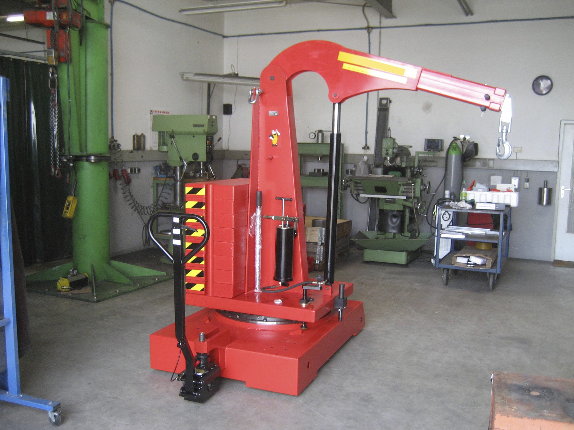 Grúa pluma de elevación - HB1000GSFaPo - Dynalserg, S.L. - con rotación ...