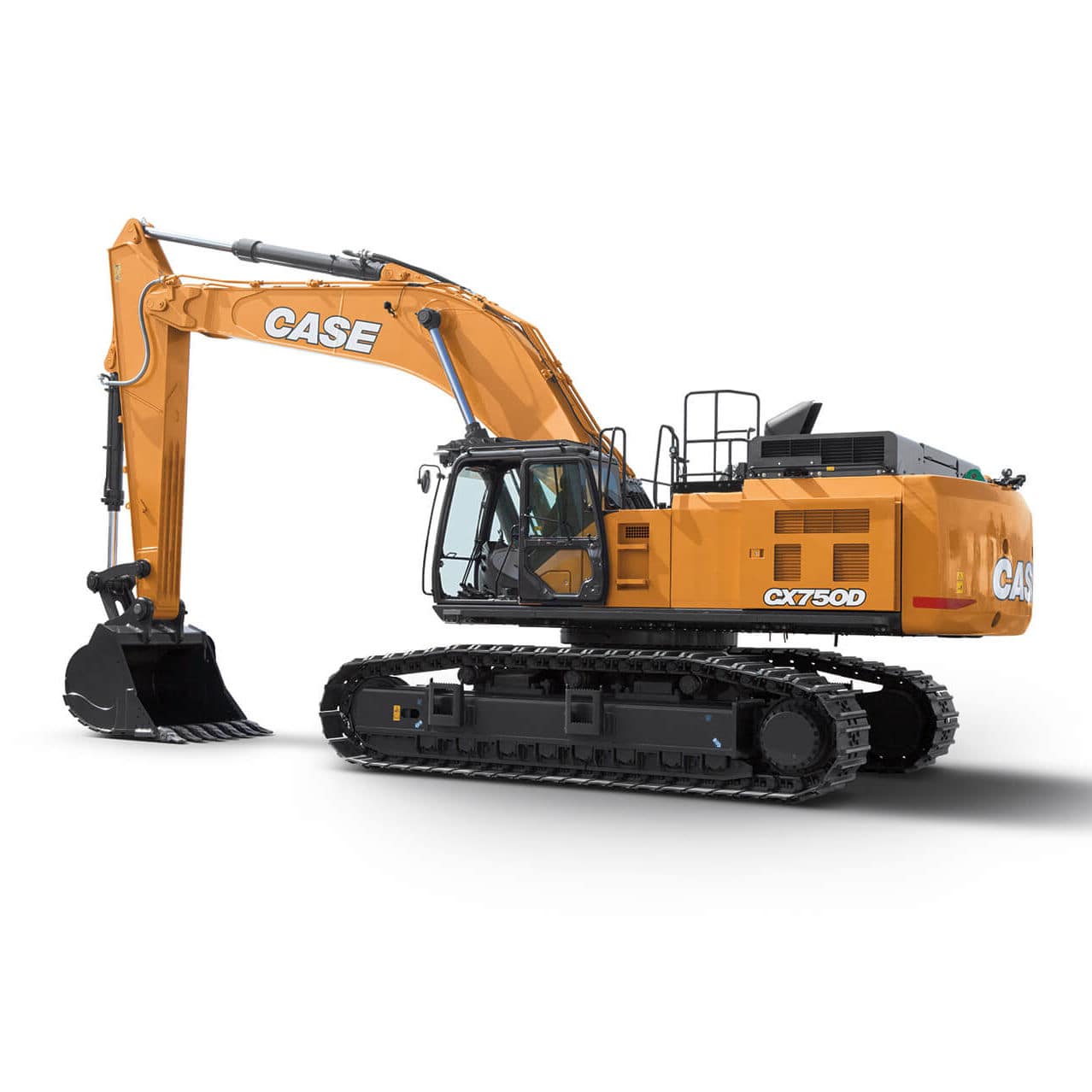 Excavadora intermedia - CX750D - Case - con orugas / diésel / Tier 4 final