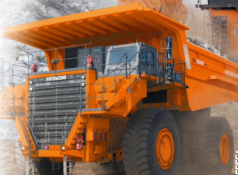 Dúmper rígido - EH5000ACII - HITACHI Construction Machinery - eléctrico / diésel / para minas y ...