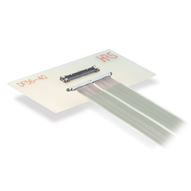Conector de datos - DF56 Series - Hirose Electric Europe B.V. - microcoaxial / SMT / hilo a tarjeta