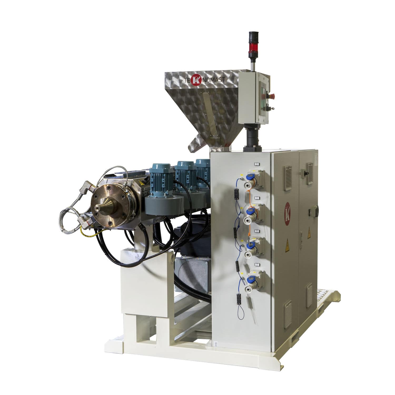 Extrusora de un husillo - RSZ - Teknomast Srl - para PVC / para PP ...