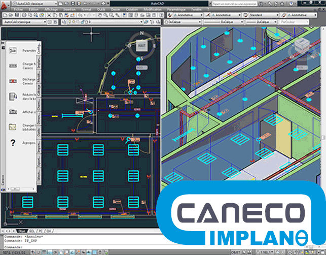 Software BIM - Caneco Implantation - ALPI - para de diseño de sistemas ...