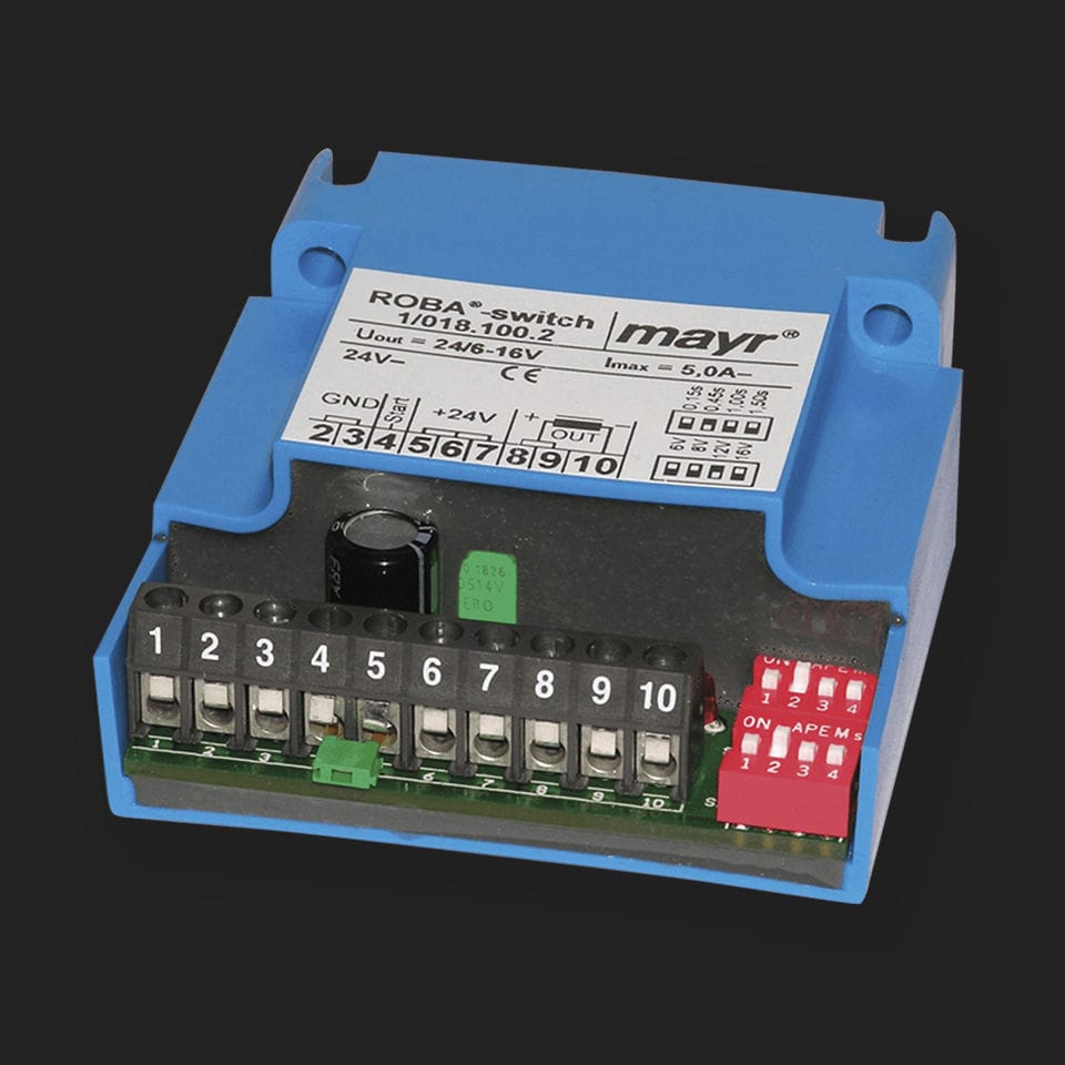 Rectificador de corriente DC - ROBA®-switch 24V - Chr. Mayr GmbH + Co ...