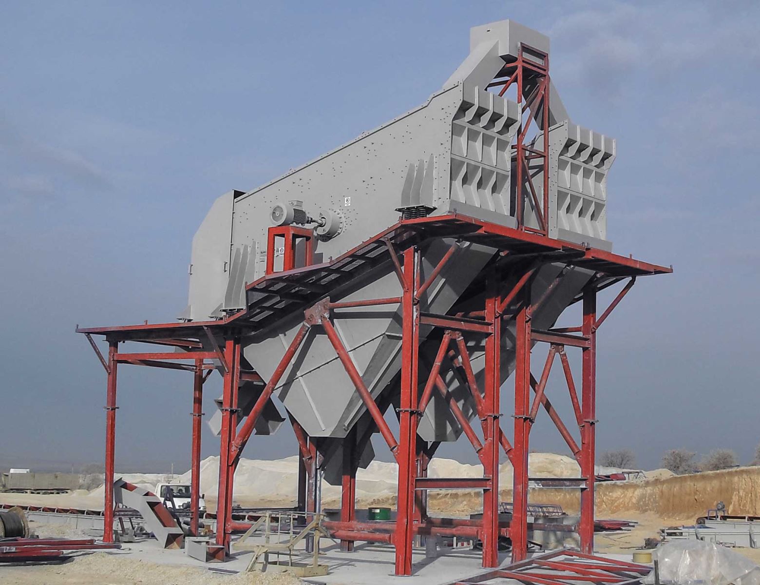 Criba vibratoria - BOE series - Boratas Machinery - para productos a granel