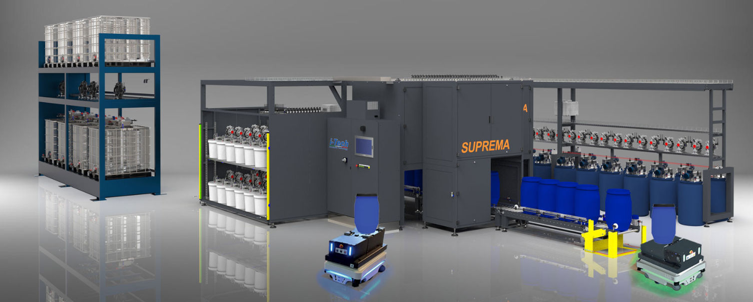 Línea de acabado de corte - COLOR HERE - ITECH ITALIA - de cuero ...