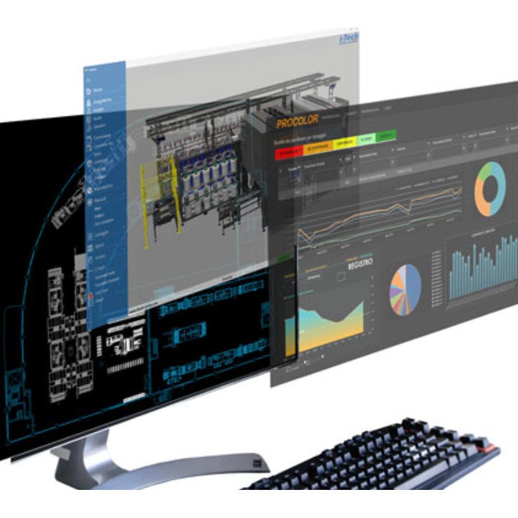 Software de gestión - PROCOLOR - ITECH ITALIA - de interfaz / de supervisión / de mando