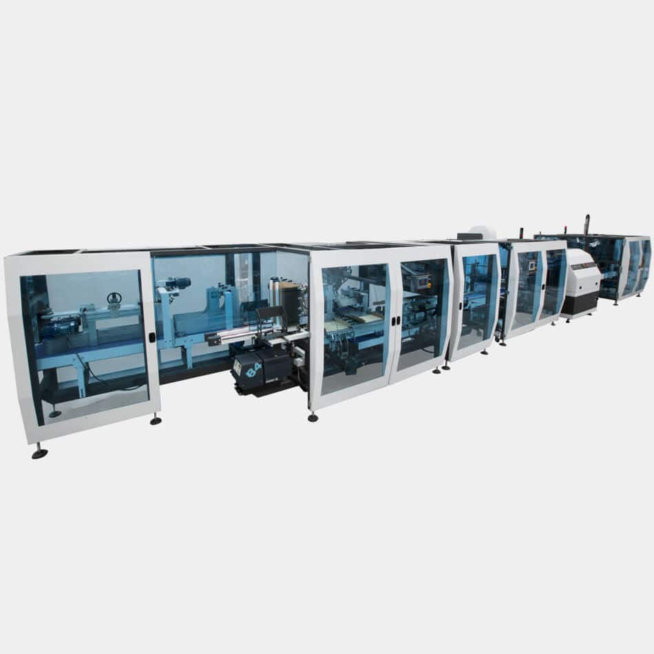 Línea de embalaje de bandejas - DM PACK - de cajas / automática