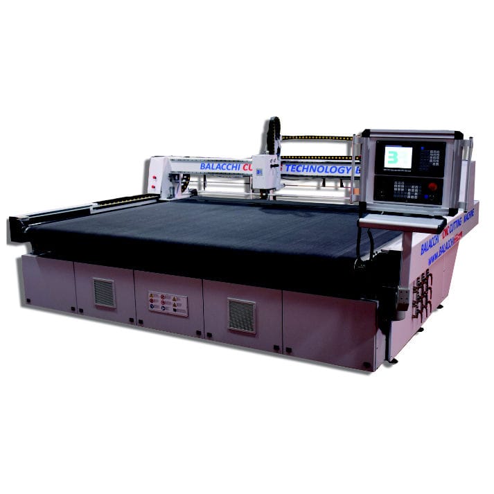 Máquina de corte CNC - BR-350-PL - BALACCHI S.R.L. - de cuchilla / para PVC / de tejido