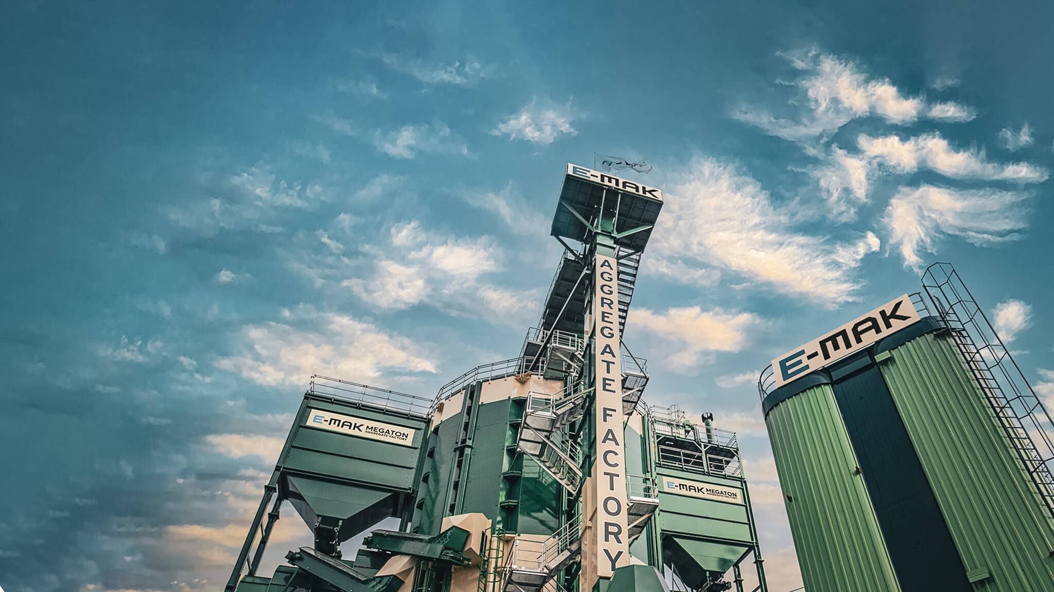 Planta de asfalto estacionaria - MEGATON - E-mak - en frío