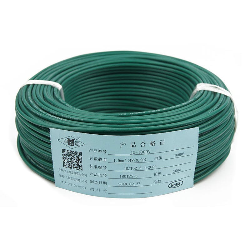 Hilo eléctrico aislado - JG / JGG series - Shanghai Shenyuan High Temperature wire Co., Ltd - de ...